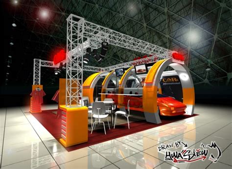 Exhibition Booth Design 3ds Max9 Default Scanline Renderer By HWA