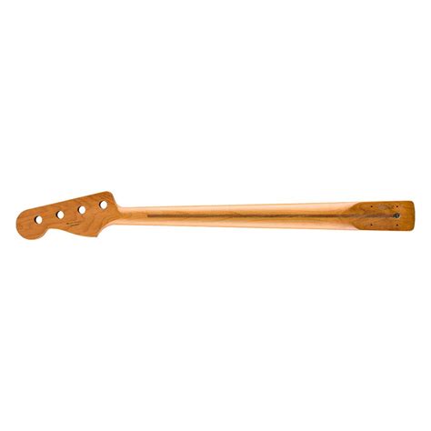 Roasted Maple Jazz Bass Neck 20 Medium Jumbo Frets 95 Maple C