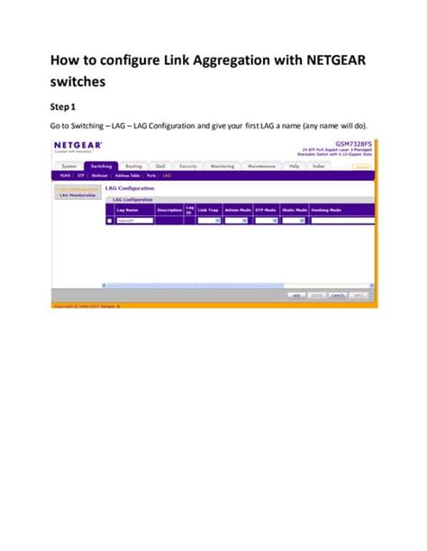 Link Aggregation Docx