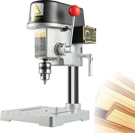 Mini Electric Bench Drill Stand 3 Speed Benchtop Drill Press 110v Low Noise Benchtop Variable