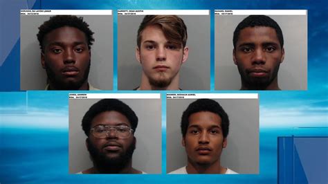 Five Men Arrested After Allegedly Robbing Pizza Delivery Man