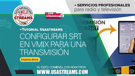 Configurar Srt En Vmix Para Una Transmisión En Vivo Usastreams