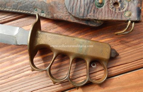 A Nice Wwi Us Brass Knuckle Trench Knife By Lfandc