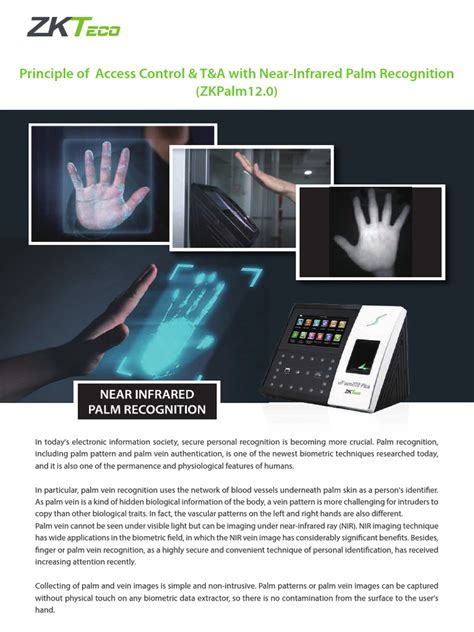 Principle Of Access Control With Palm Recognition Technology Pdf