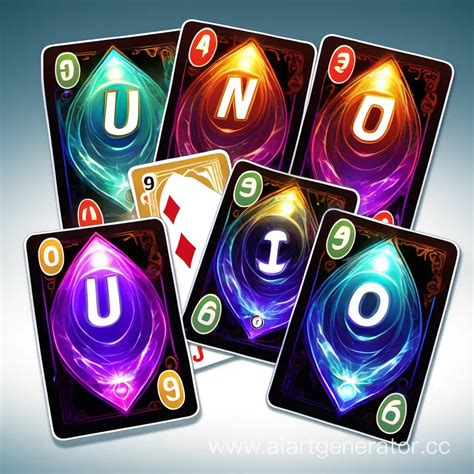 Mesmerizing Uno Card Stand With Shimmering Material And Mysterious Eyes Ai Art Generator