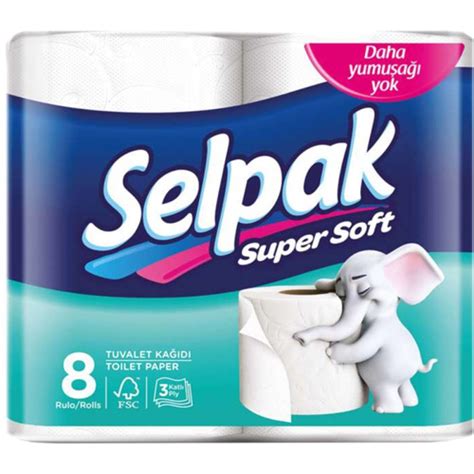 Selpak 3 Katlı Kağıt Havlu 8 li