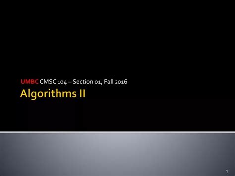 Ppt Algorithms Ii Powerpoint Presentation Free Download Id 9017688