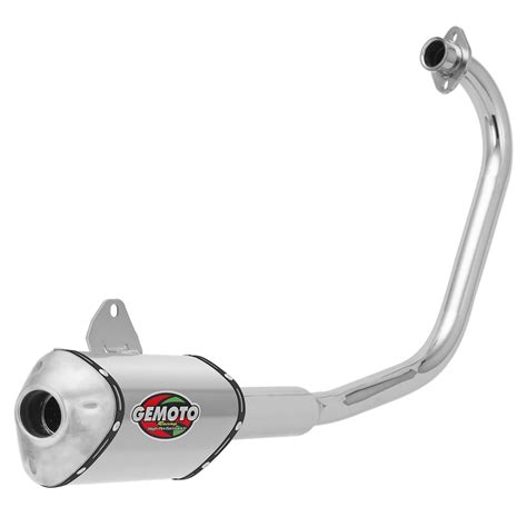Escapamento Gemoto Racing Trioval Curva Cromada Cbx Strada Cbx Aero Shopee Brasil