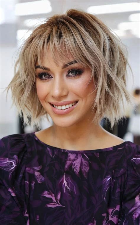 24 Volumizing Bobs With Bangs Women With Fine Thin Hair Need To See