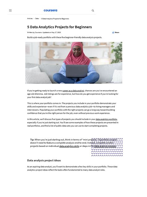 5 data analytics projects for beginners courserag pdf data