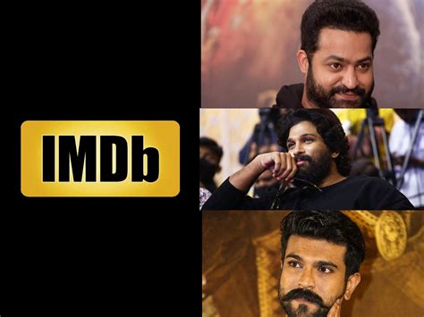 Tollywood Stars Jr NTR Ram Charan Allu Arjun In IMDb Indian Top List