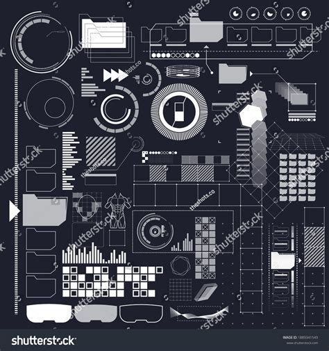 All Digital Analysis Data Apply Iot Stock Vector Royalty Free