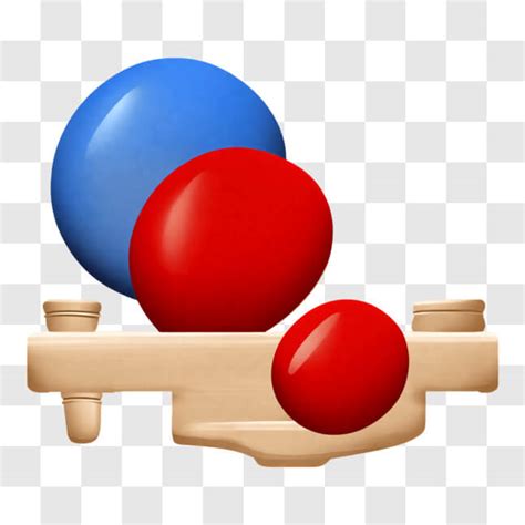 Descarga Arte Abstracto con Bolas Rojas y Azules PNG En Línea