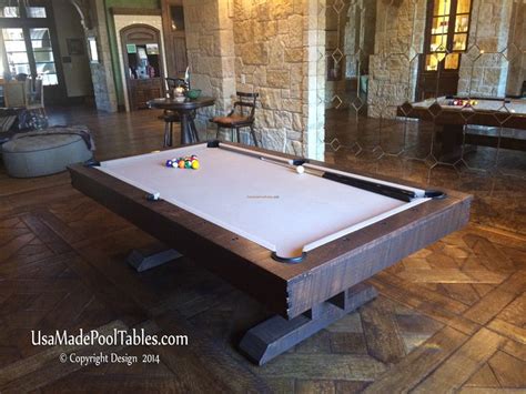 RUSTICA POOL TABLES For Sale Handcrafted Rustic Billiard Table