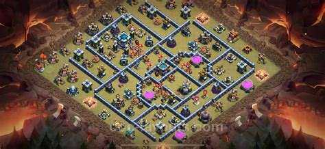 Best Anti 3 Stars War Base Th13 With Link Anti Everything 2025 Town