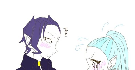 魔入りました入間くん カルエゴ先生に普段お世話になっている感謝の品を贈るモモノキ先生 Kayaのイラスト Pixiv