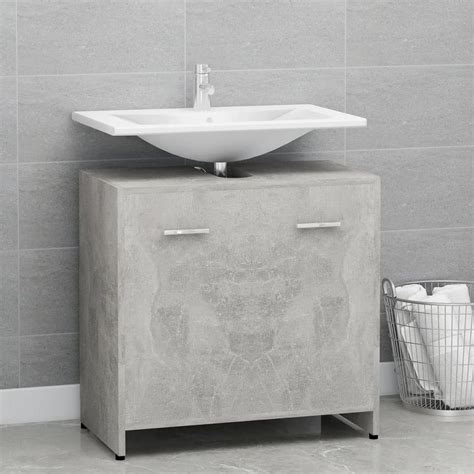 Möbelando Badezimmer Set Zilly Bxhxt 60x61x33 Cm In Betongrau