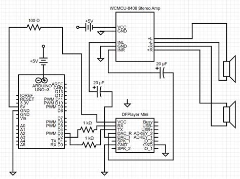 Upgrade From 2 To 4 Speakers With Uno Dfplayer Amp 5v Dc Audio