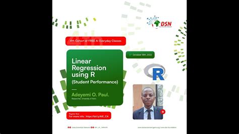 4th Cohort Ai Everyday Linear Regression Using R Programming Youtube