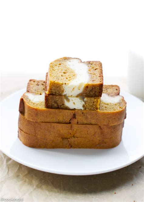 Cream Cheese Filled Pumpkin Bread
