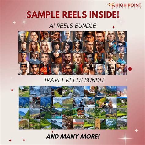 30000 Mega Reels Bundle Faceless Reels Premium Luxury Reels Travel