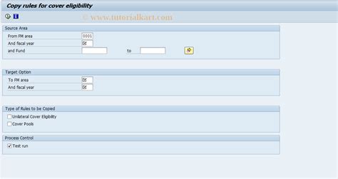 fm7k sap tcode copy cover eligibility rules