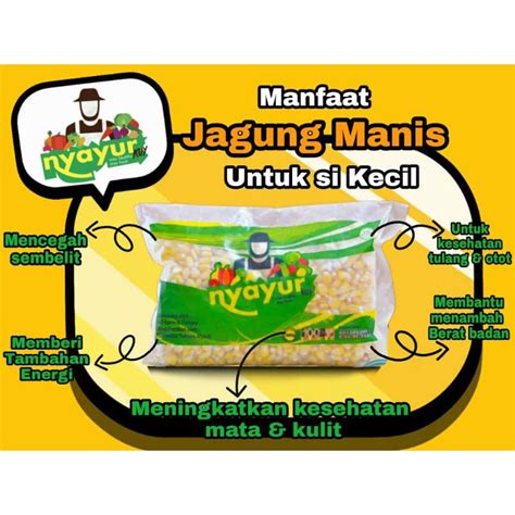 Jual Jasuke Jagung Manis Pipil Frozen Nyayur Kuy 500gr Best Seller
