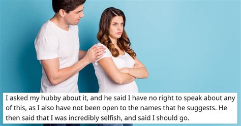 Aita For Not Letting My Husband In The Delivery Room After His Mom