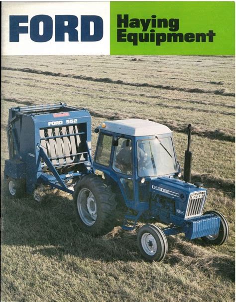 Ford Hay Equipment Baler Forage Wagon Rake Loader Forage Blower Brochure