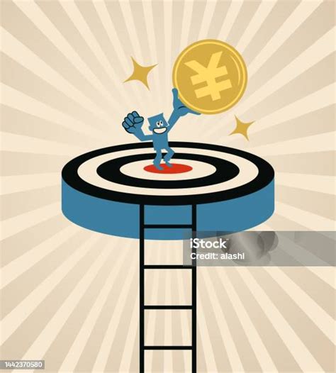 성공의 사다리를 오르고 재정적 목표를 달성하는 사업가 개념에 대한 스톡 벡터 아트 및 기타 이미지 개념 개발 경영자
