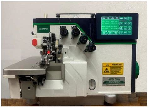Overlock 4 Fios Eletrônica Corte De Linha Ms S6 4at But Mafran Special Máquinas De Costura