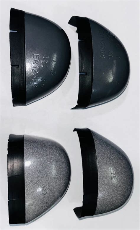 Grey En Standars 200j Leather Steel Toe Cap For Shoe Thickness 35mm