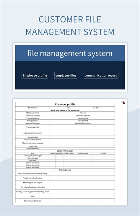 Free Filing System Templates For Google Sheets And Microsoft Excel