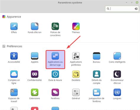 Lancer des applications au démarrage de Linux Mint Numétopia