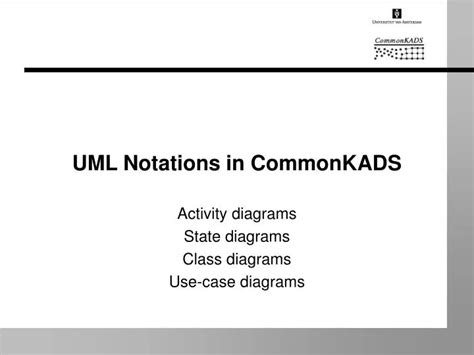 PPT UML Notations In CommonKADS PowerPoint Presentation Free Download ID
