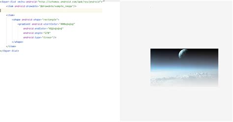Xml Is There A Way To Programatically Create A Gradient On An Image