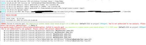 Post 403 When Report Youre Not Authorized To Run Analysis Sonarqube