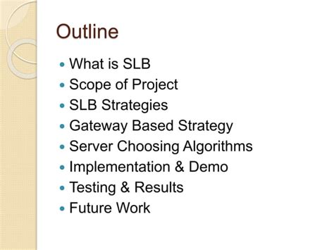 Web Server Load Balancing Ppt
