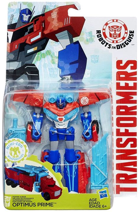 Transformers Robots In Disguise Mini Con Weaponizers Optimus Prime Warrior Action Figure Hasbro