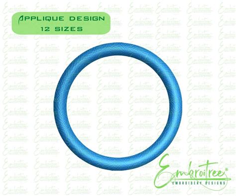 Circle Applique Design Machine Embroidery Designs