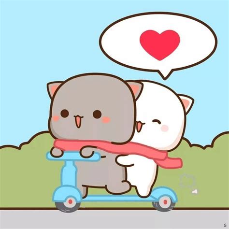 Goma Knows How To Make Peach Happy Cute Couple Comic Couple Love