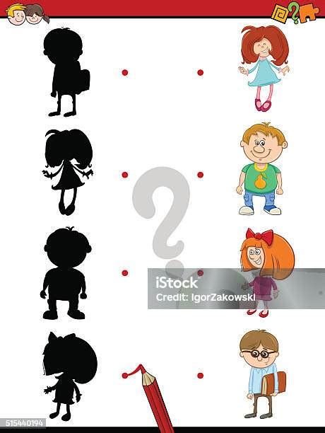 유치원 체험 활동 아이들 검색에 대한 스톡 벡터 아트 및 기타 이미지 검색 교육 그림자 Istock