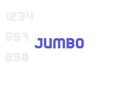 Jumbo Font Free [download Now]
