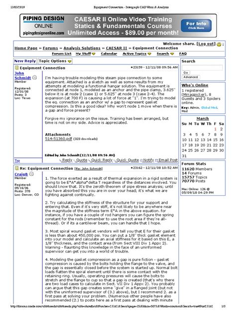 equipment connection intergraph cadworx analysis pdf pdf