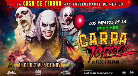 La Carpa Del Terror Payasos Deep Web Flyer