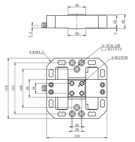Fibos FA D Strain Type Three Axis Load Cell T For Sale Axis Force Sensor Manufacturer