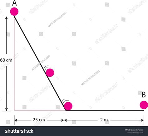 Exercise Pythagorean Theorem Find Distance Between Stock Vector Royalty Free