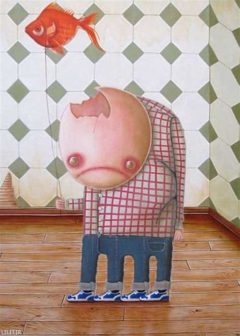 🎨 اثر هنری تابلو نقاشی کودک تخریب شده لیلیت ® Lilit