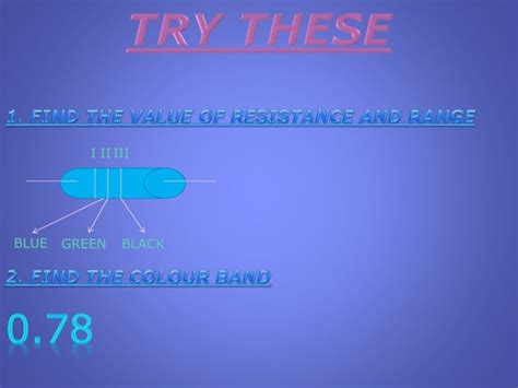 Colour Coding Of Resistors And Glass Painting PPT