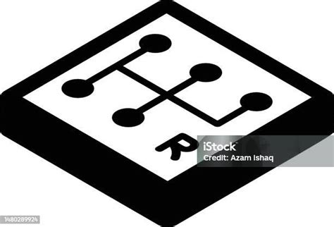 수동 기어 노브 디자인 드라이브 시프터 벡터 자동차 서비스 및 자동차 수리점 기호 트럭 예비 부품 기호 자동차 기술자 장비 재고